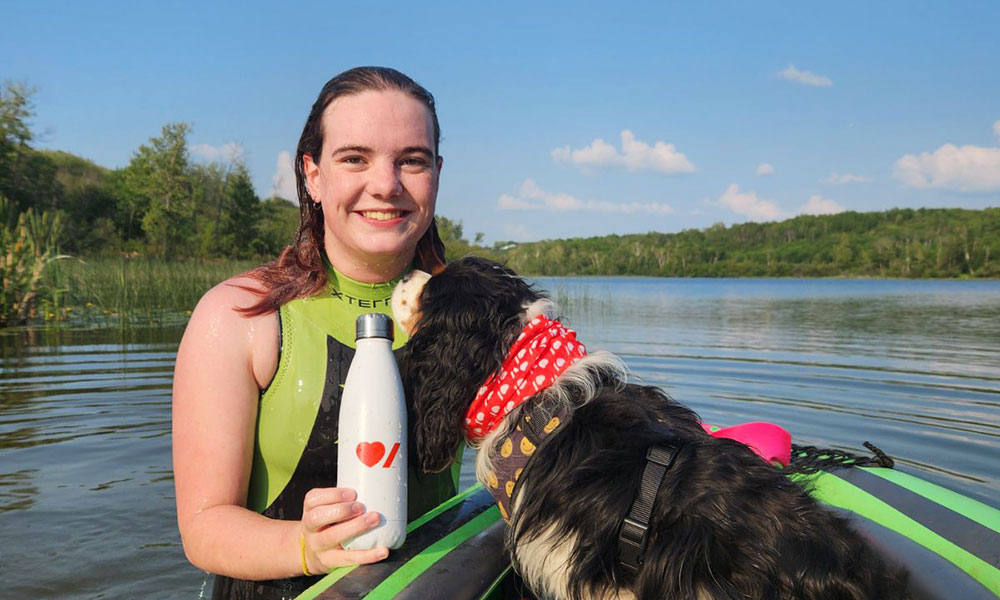 NAIT student and stroke survivor prepares for 106K Okanagan Lake swim ...